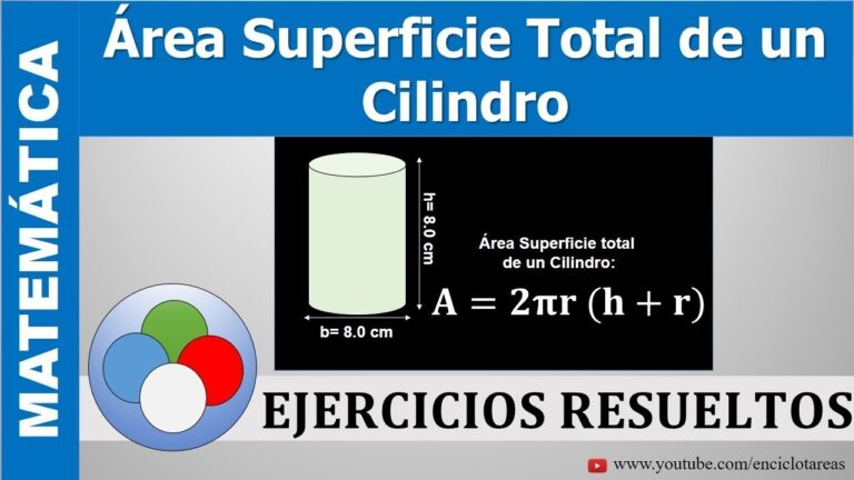 Calcula el área de la superficie de un cilindro de forma sencilla ...