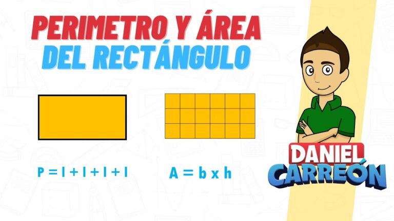 Cálculo del área de un rectángulo con relación entre largo y ancho ...