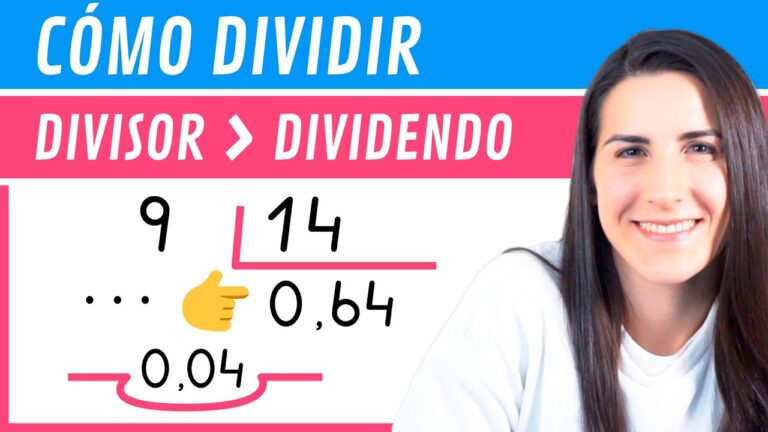 Cómo calcular la división con un cociente mayor que el dividendo ...