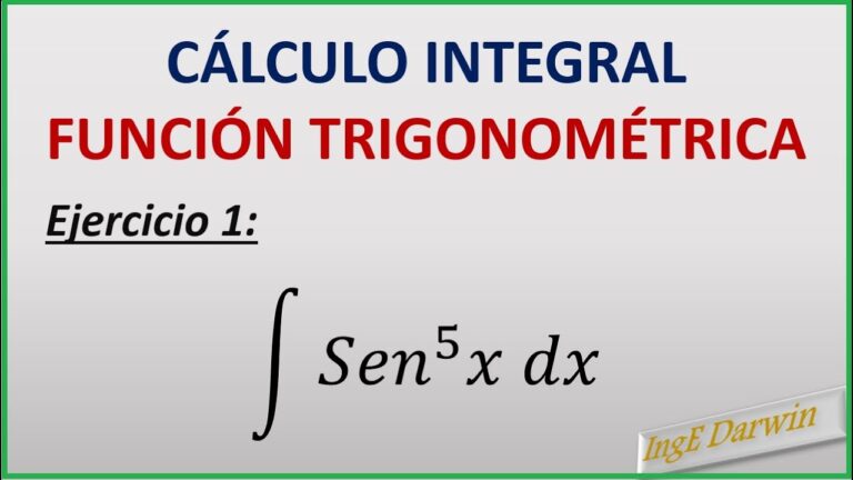 Guía detallada para resolver integrales trigonométricas paso a paso ...
