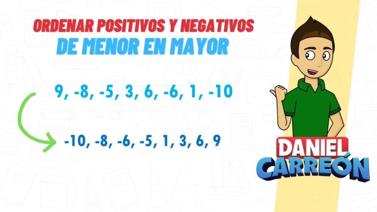 Ordena los números de mayor a menor - Matemáticas fáciles para todos