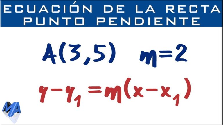 Cómo encontrar la ecuación de una recta con un punto y la pendiente: guía paso a paso ...
