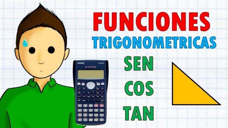 Aprende a calcular el seno coseno y tangente de un ángulo - Matemáticas fáciles para todos