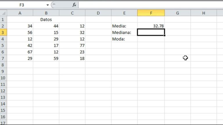Cómo calcular la moda en Excel: fórmula y pasos - Matemáticas fáciles ...