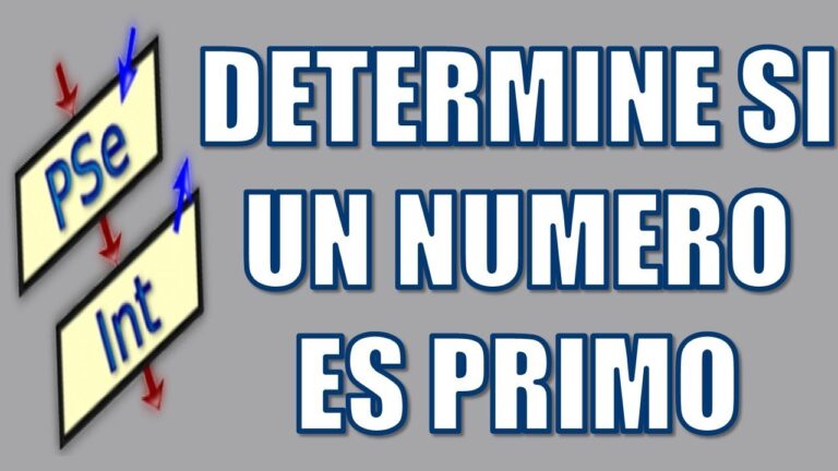 Cómo determinar si un número es primo utilizando un algoritmo ...