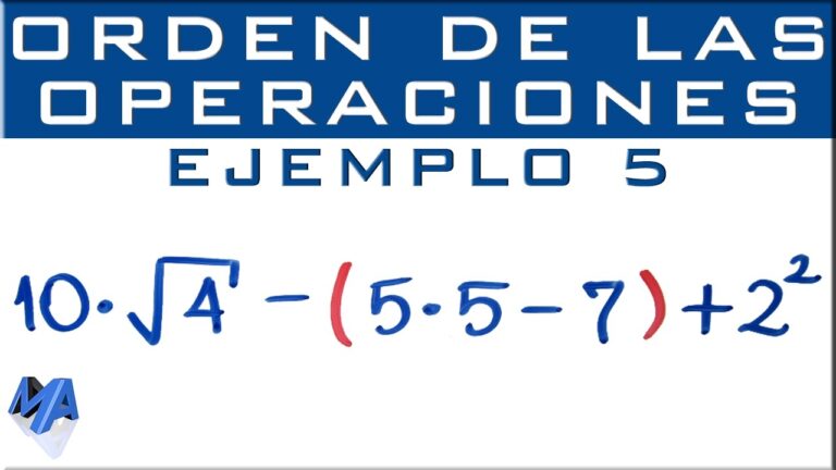 Operación matemática con suma resta división y raíz cuadrada ...