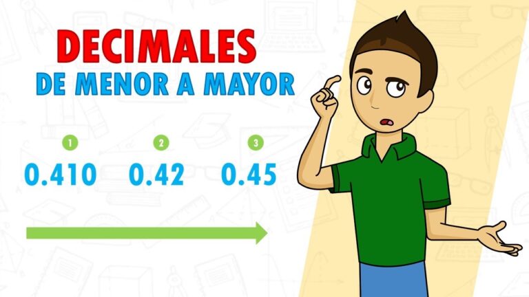 Cómo ordenar números decimales de forma ascendente y descendente ...