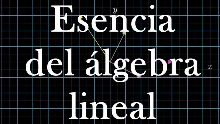 Concepto fundamental de álgebra lineal - Matemáticas fáciles para todos