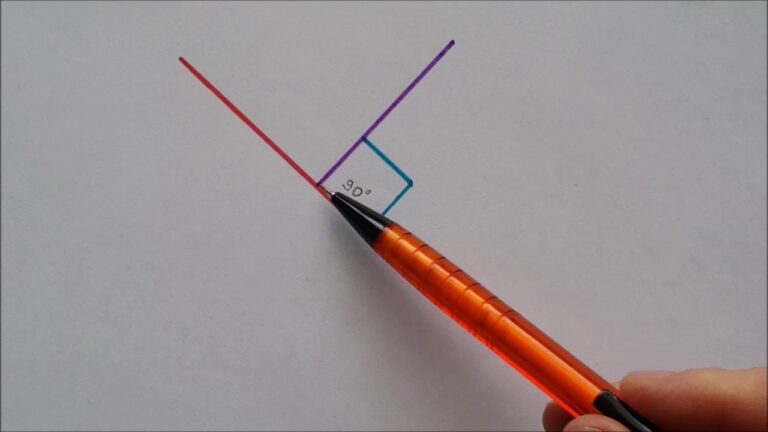 Medidas de los ángulos formados por dos líneas perpendiculares ...