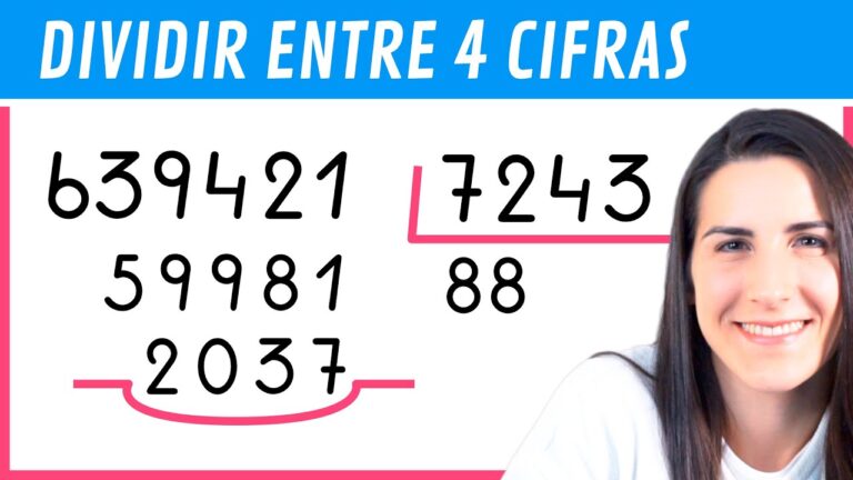 Operaciones matemáticas con números de 4 dígitos en la parte superior y ...